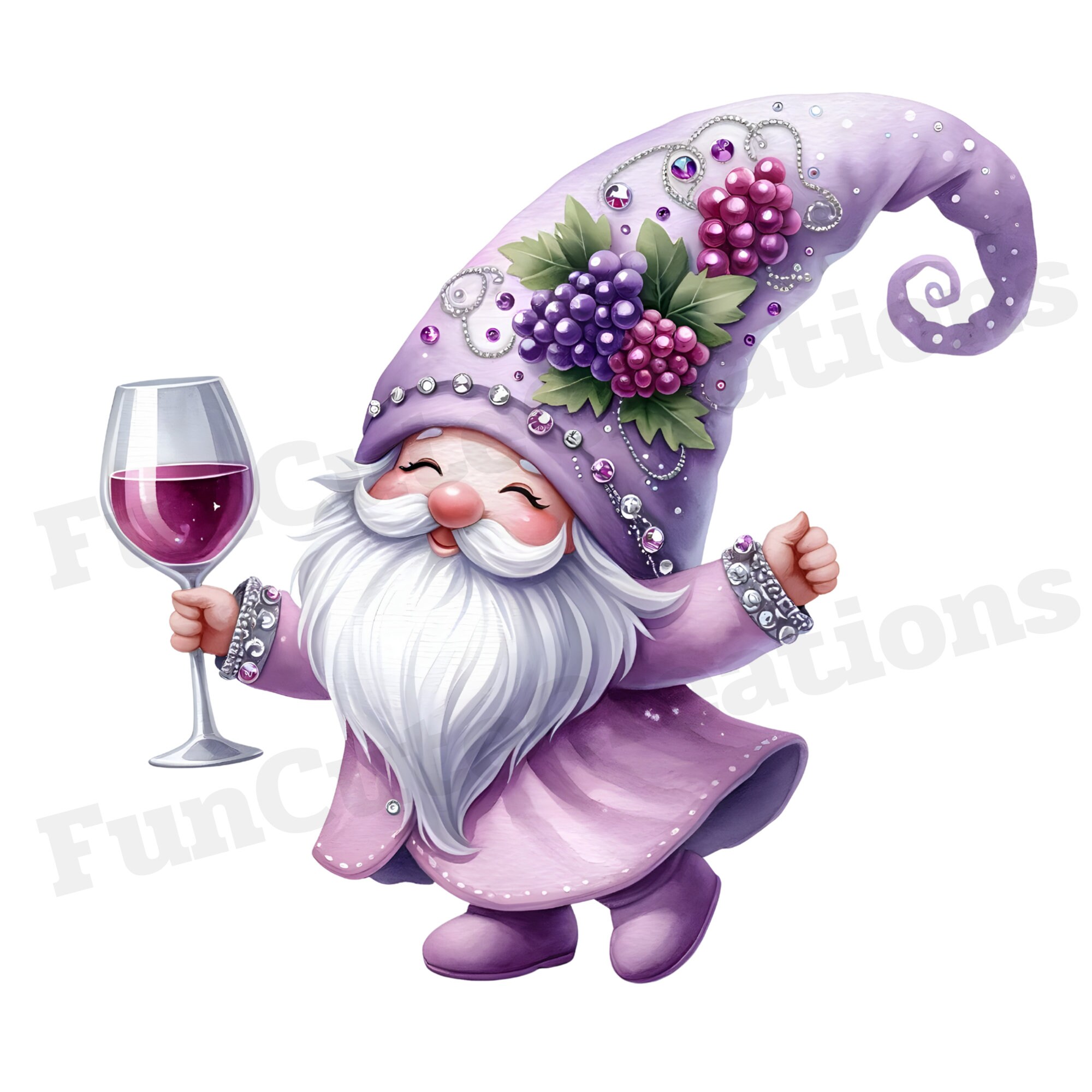 Wine Gnome Clipart, Wine Drink Gnome, Wine Gnome PNG, Wine Clipart ...