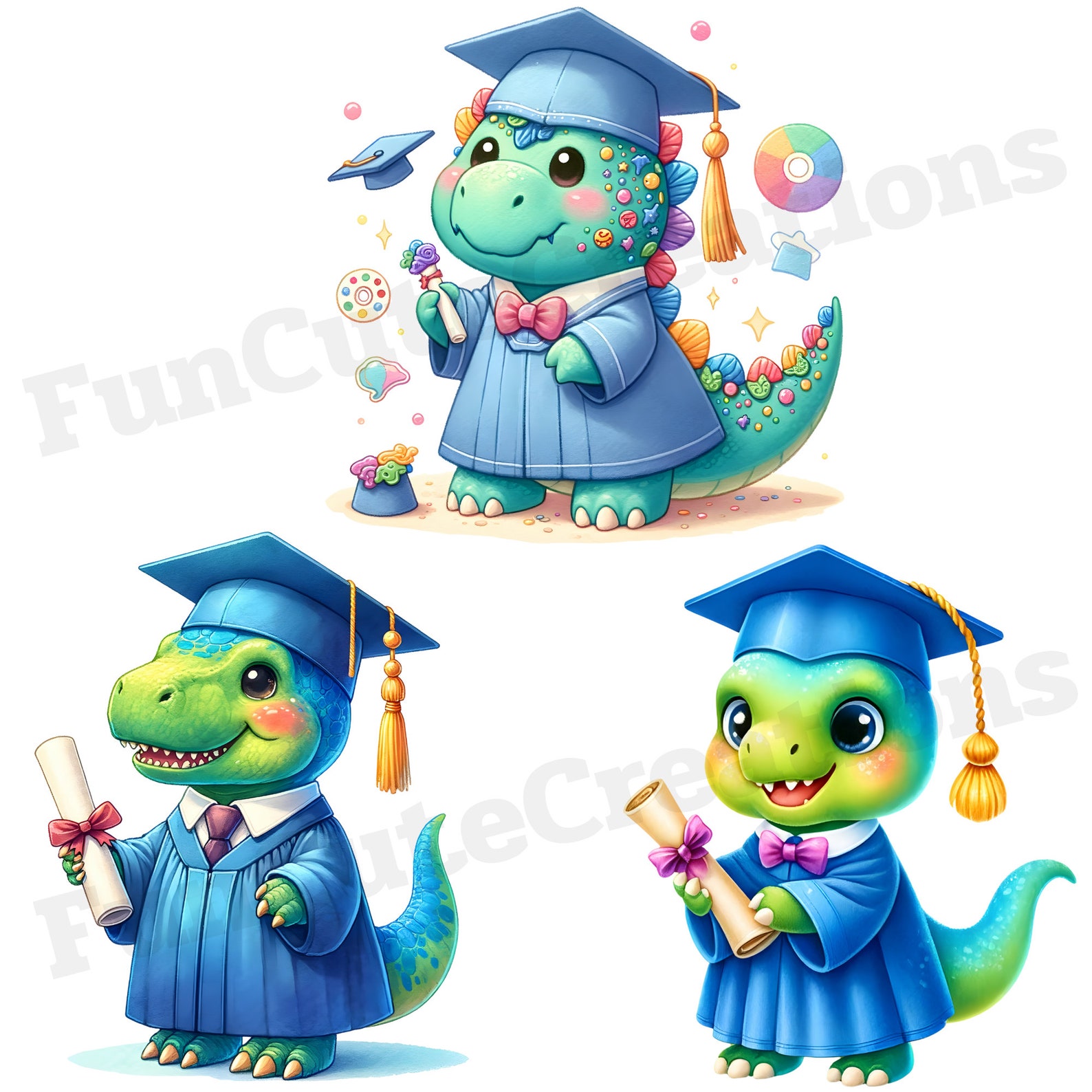 Graduation Dinosaur Clipart, Dinosaur PNG, Diploma Clipart, Dinosaur ...