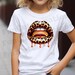 Leopard Dripping Lips With Burger PNG, Glossy Lips PNG, Burger Lover ...