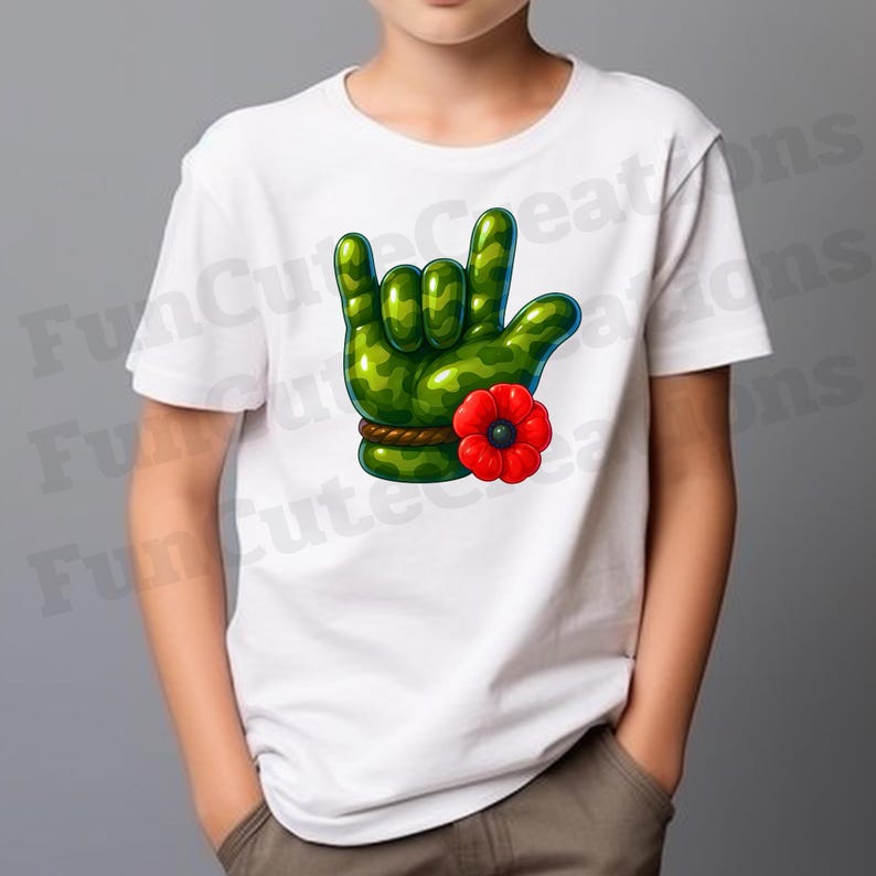 Camo Hand Glove I Love You ASL PNG, Patriotic Sign Language Clipart ...
