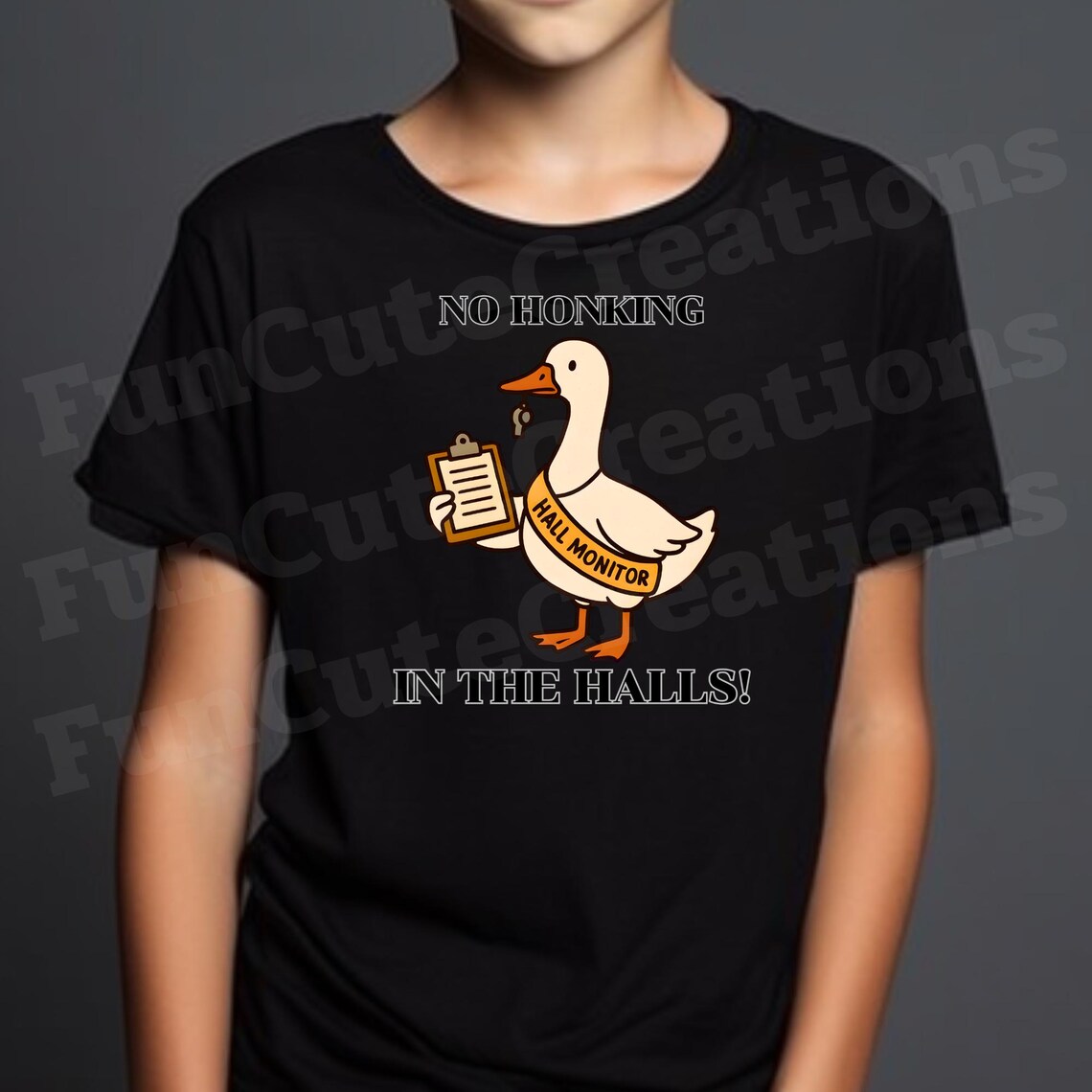 Hall Monitor Goose PNG, Back to School Goose PNG, School Staff Clipart ...