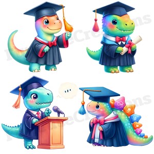 Graduation Dinosaur Clipart, Dinosaur PNG, Diploma Clipart, Dinosaur ...