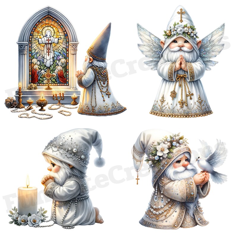 Church Christian Prayer Gnome Clipart, Church Clipart, Christian ...