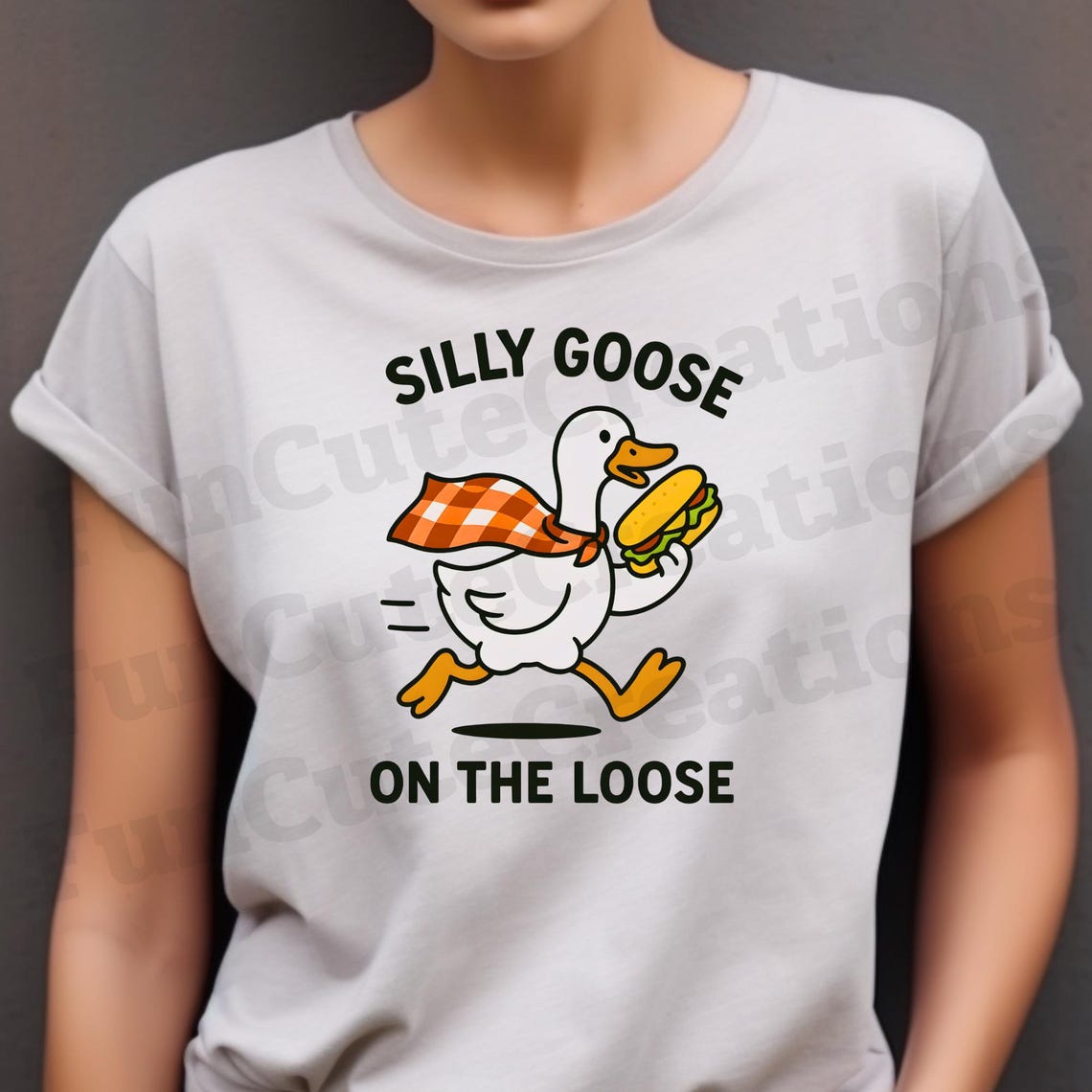 Picnic Thief Silly Goose PNG, Silly Goose on the Loose PNG, Funny Goose ...