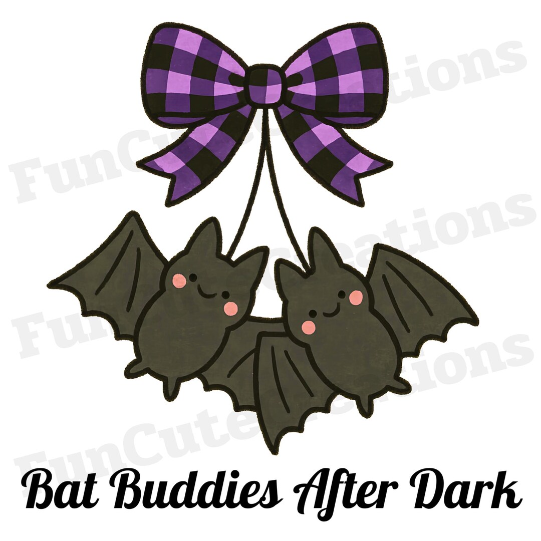 Cherries Bats Checkered Bow PNG, Halloween Cherry PNG, Halloween Bat ...