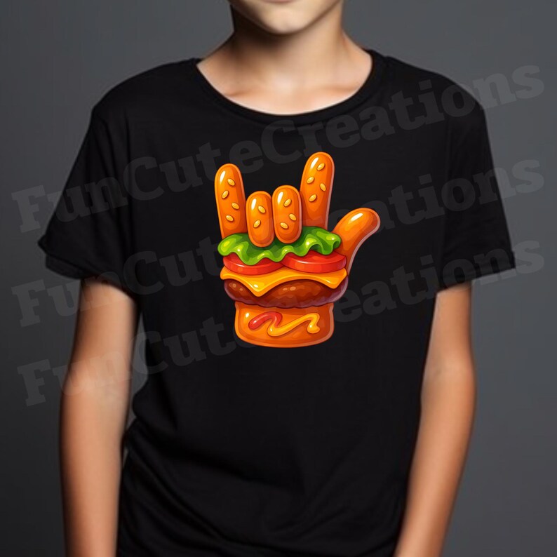 Burger Hand Glove I Love You ASL PNG, Cheeseburger Clipart, Fast Food ...