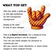 Waffle Hand Glove I Love You ASL PNG, Breakfast Hand Sign PNG, Waffle ...