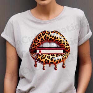 Leopard Dripping Lips With Book PNG, Book Lover Clipart, Leopard Print ...