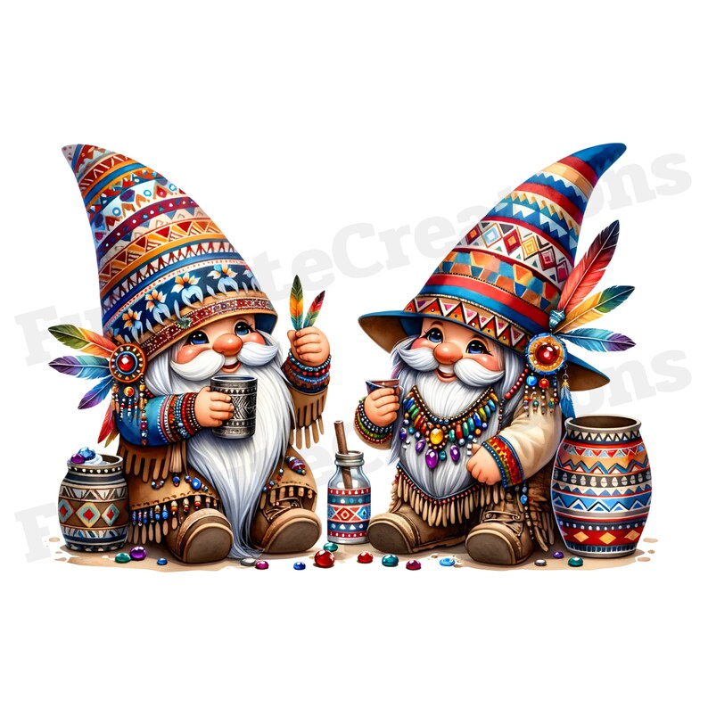 Native American Gnome Clipart, American Indian, Western Clipart ...