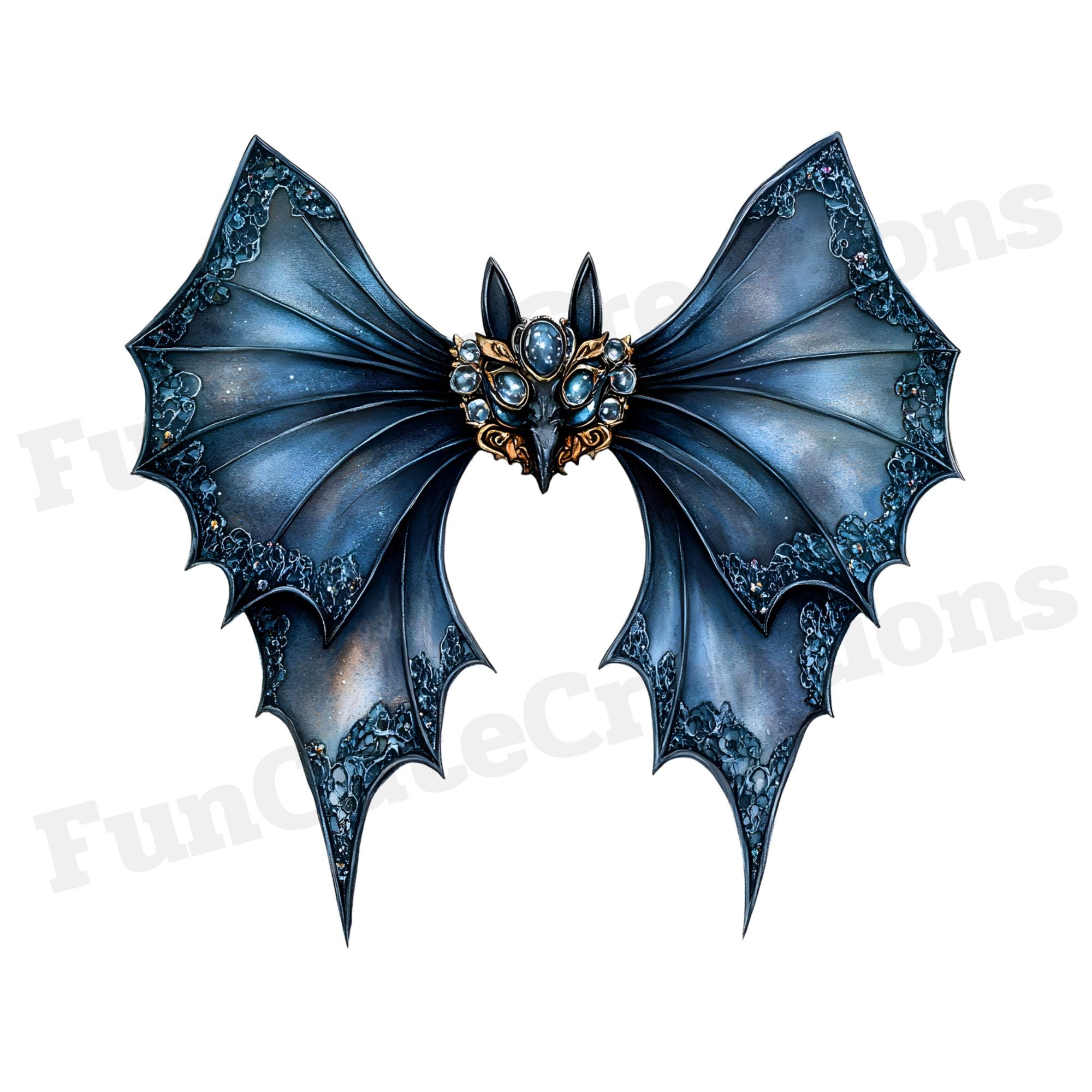 Bat Coquette Bow Clipart Set, Halloween Bat Gothic Coquette Bow PNG ...