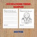 Occupations Handwriting Practice Worksheets, Printable Handwriting ...