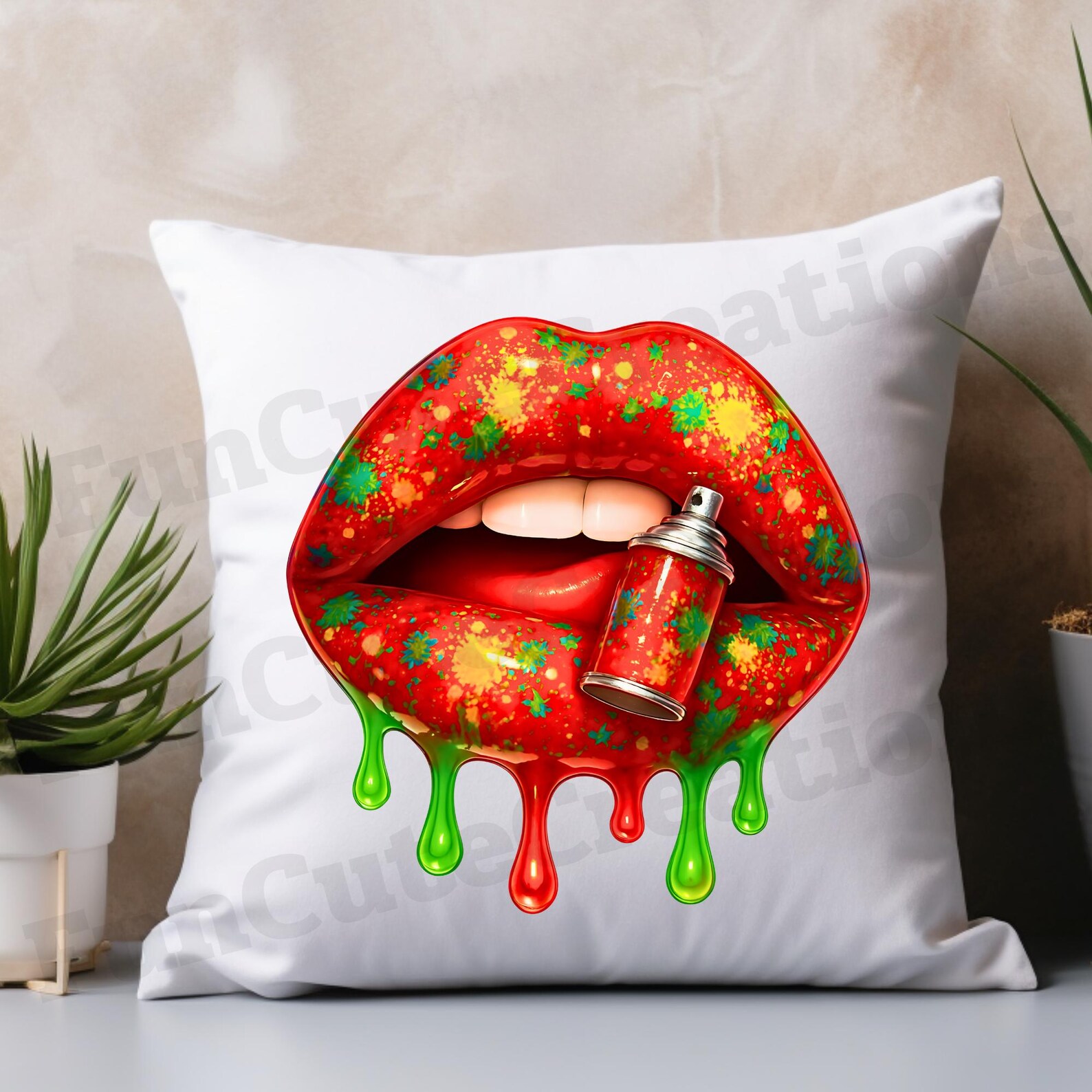 Graffiti Dripping Lips PNG, Urban Lip Art PNG, Spray Paint Lips PNG ...