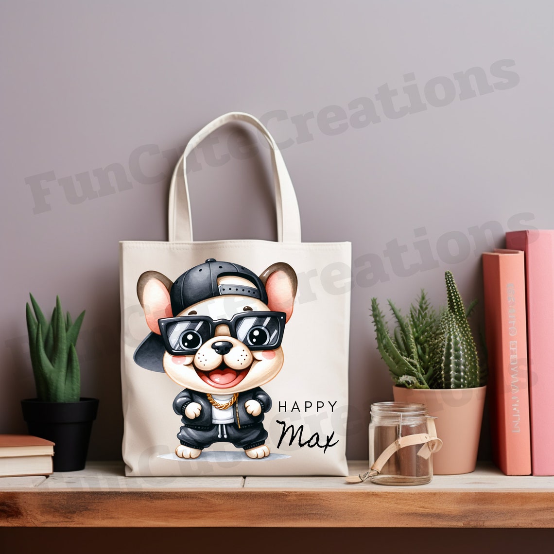 Cute Rapper Dogs Watercolor Clipart, Cute Rapper Dogs Clipart ...