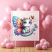 Cute Insect Dragon Watercolor Clipart, Whimsical Fantasy Art, Unique ...