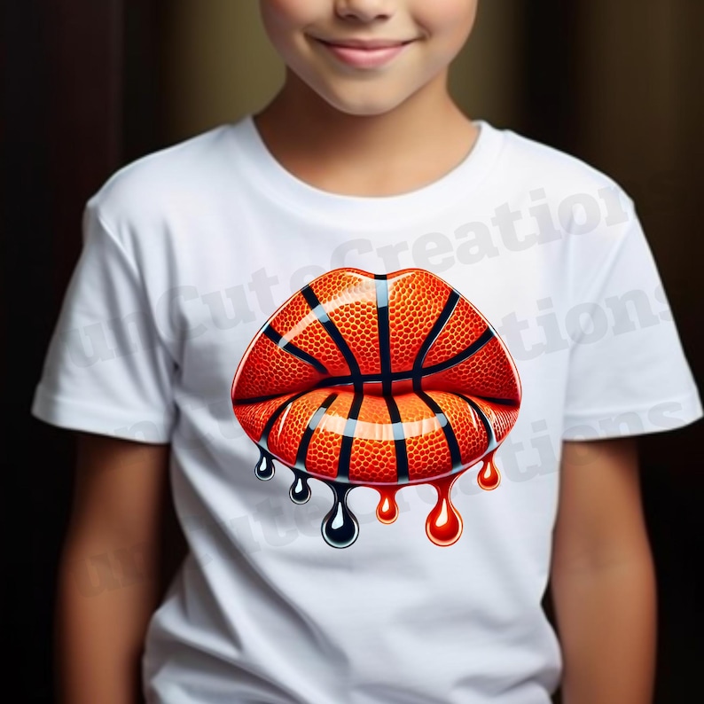 Dripping Lips With Basketball Texture PNG, Basketball Lips Clipart ...
