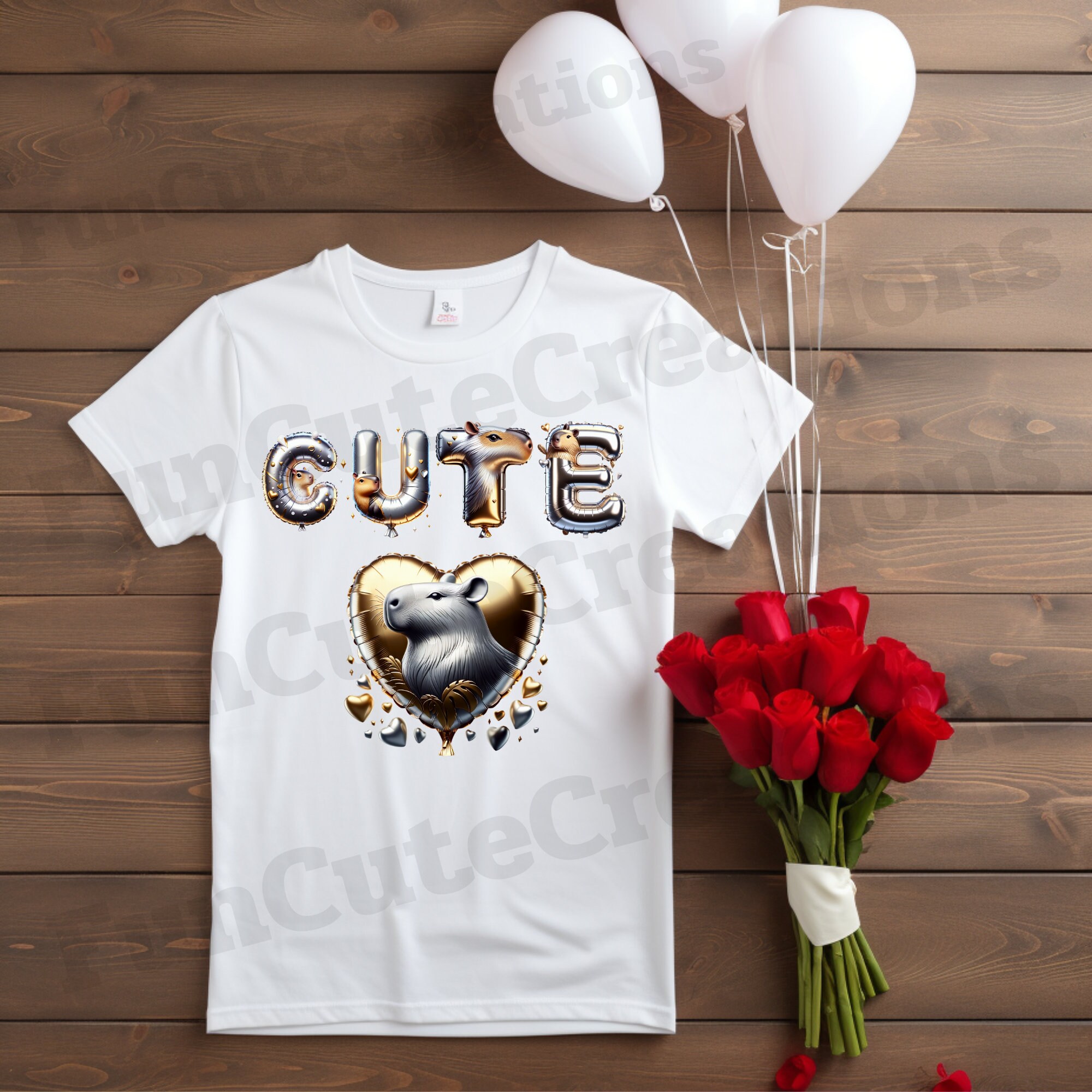 Capybara Foil Balloons, Capybara Balloon Clipart, Capybara Balloon ...