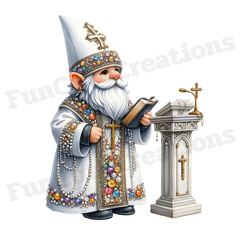 Church Christian Prayer Gnome Clipart, Church Clipart, Christian ...