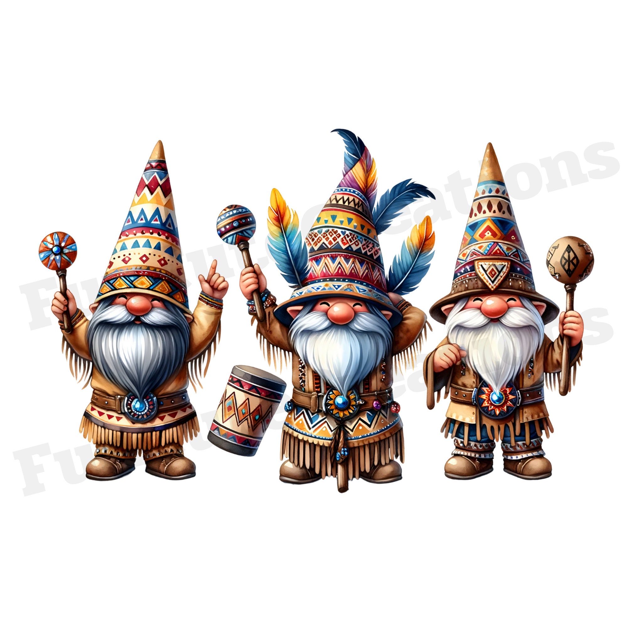 Native American Gnome Clipart, American Indian, Western Clipart ...