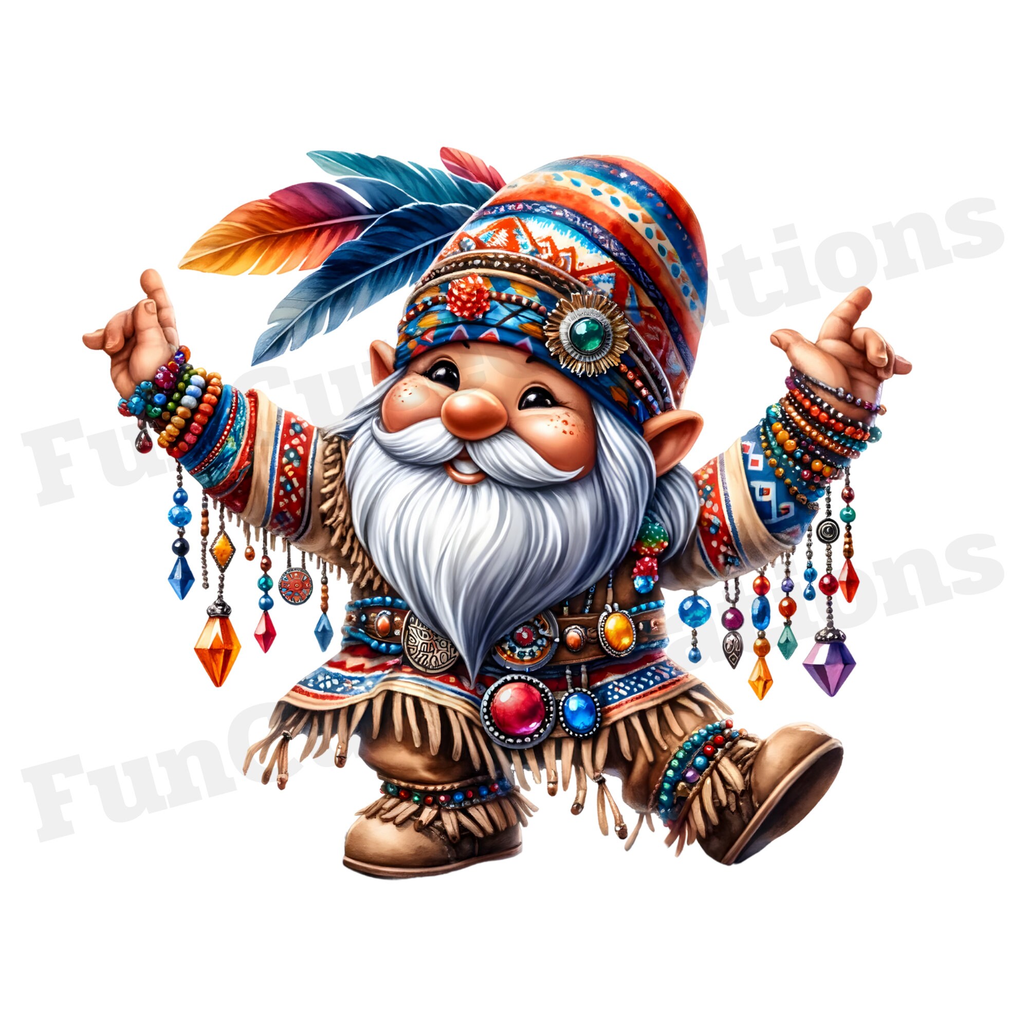 Native American Gnome Clipart, American Indian, Western Clipart ...