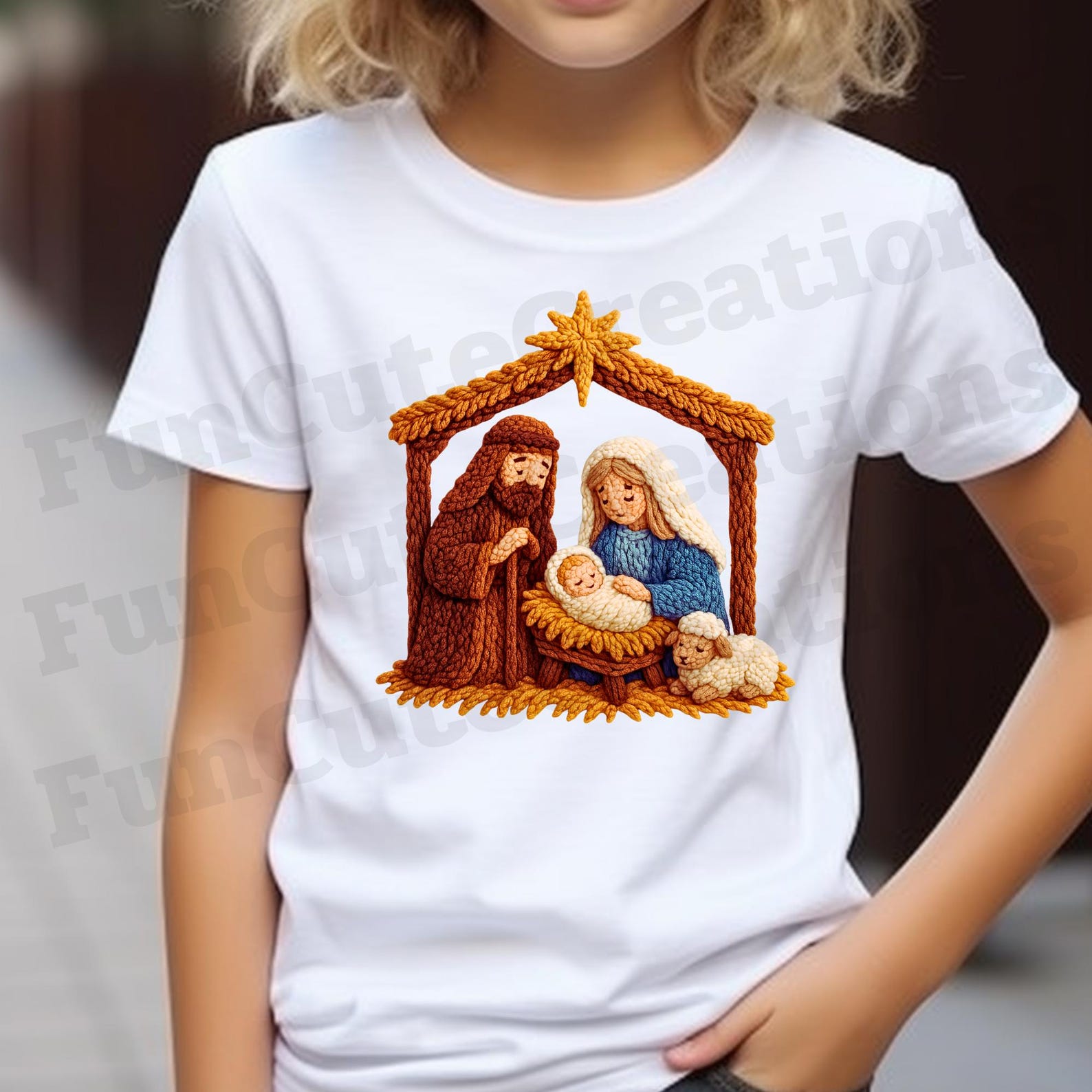 Nativity Latch Hook Yarn PNG, Latch Hook Yarn Crochet Jesus Christmas ...