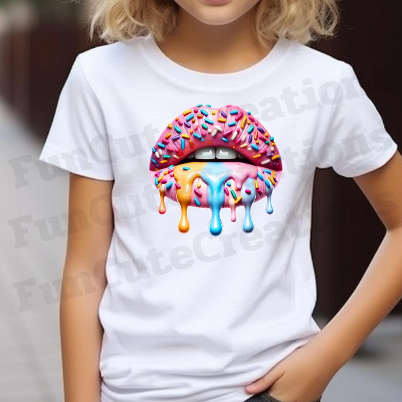 Melting Ice Cream Dripping Lips PNG, Summer Lips Clipart, Ice Cream ...