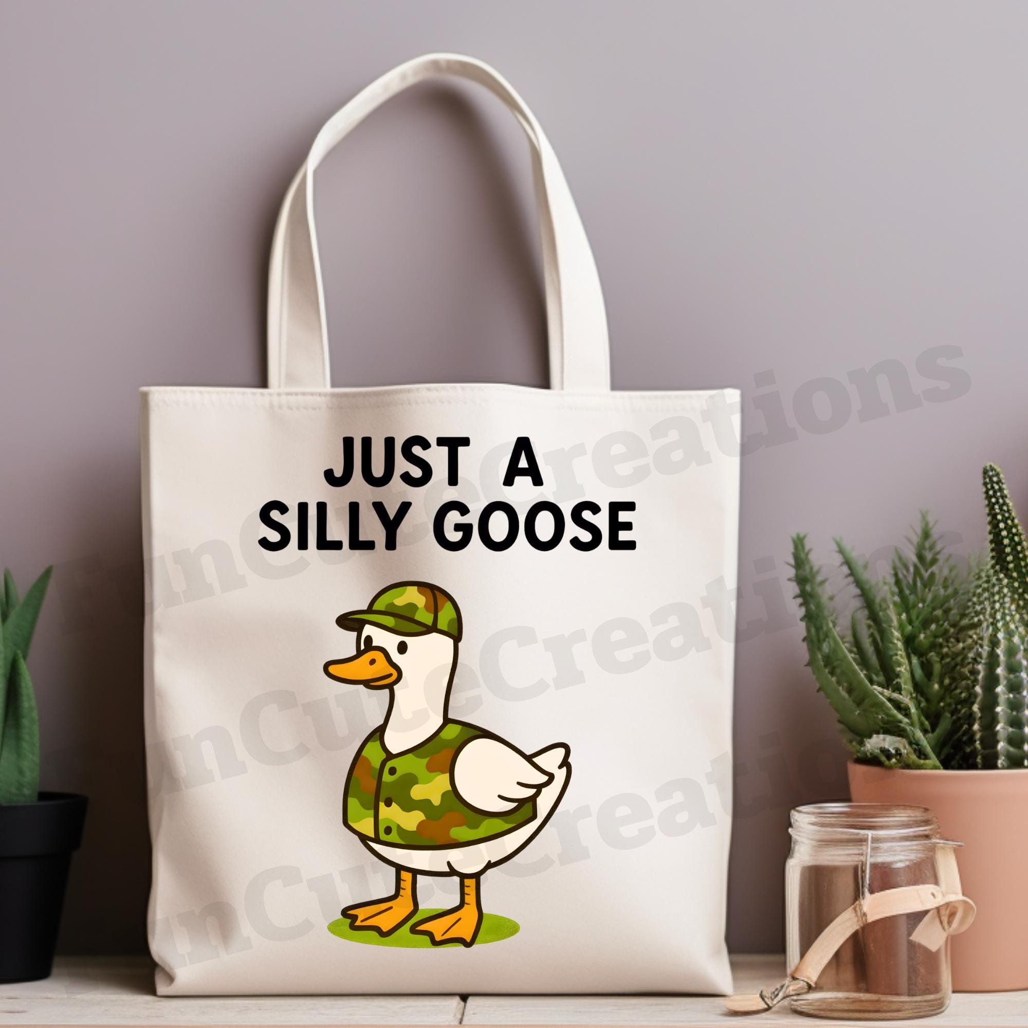 Camo Silly Goose PNG, Hunting Goose PNG, Just a Silly Goose PNG, Funny ...