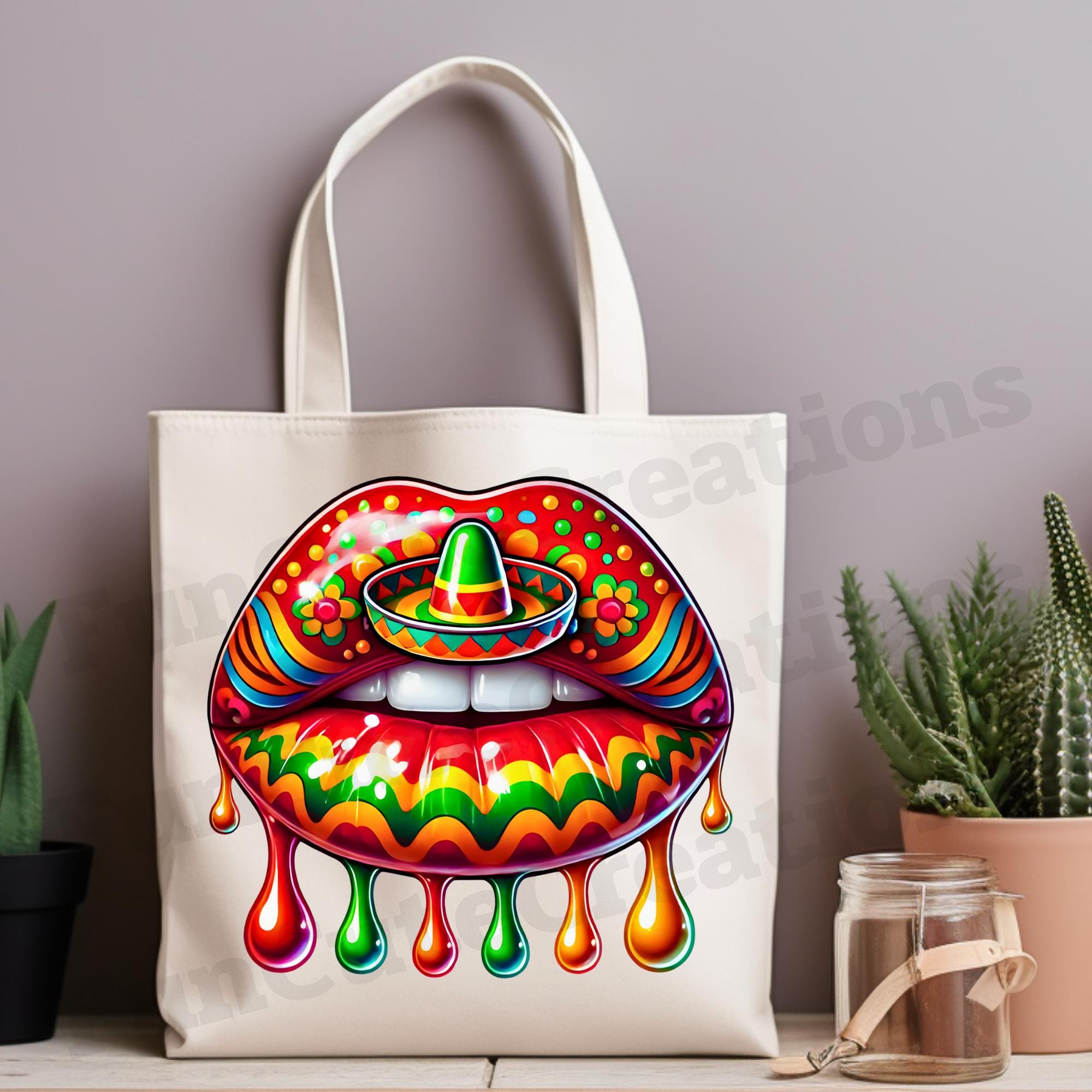 Cinco De Mayo Dripping Lips PNG, Fiesta Lips PNG, Mexican Lips PNG ...