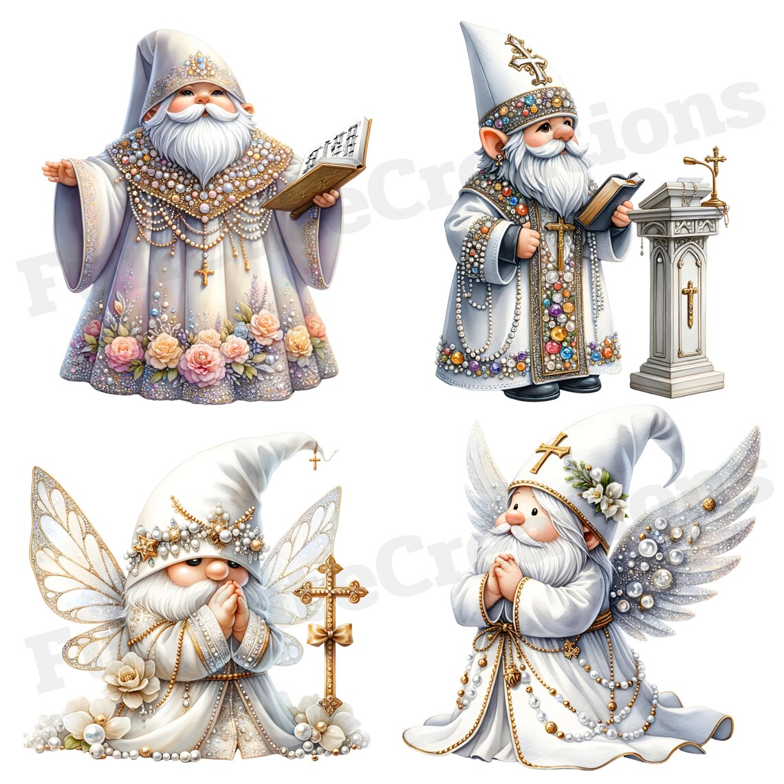 Church Christian Prayer Gnome Clipart, Church Clipart, Christian ...