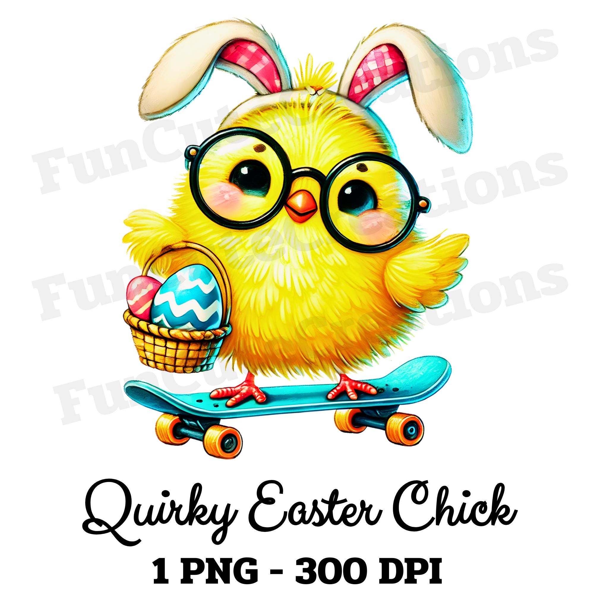 Quirky Easter Chick PNG, Funny Chick PNG, Cute Chick PNG, Easter Chick ...