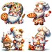 Pizza Gnome Watercolor Clipart Bundle, Chef Gnome Artwork, Pizza Lovers ...