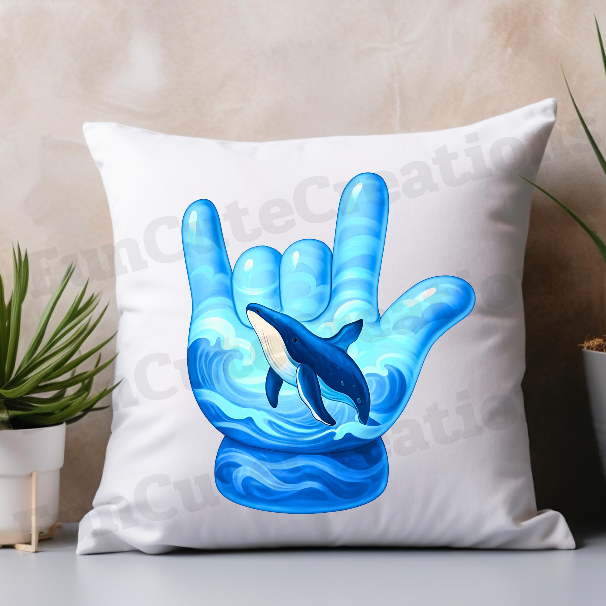 Humpback Whale Hand Glove I Love You ASL PNG, Animal Conservation PNG ...