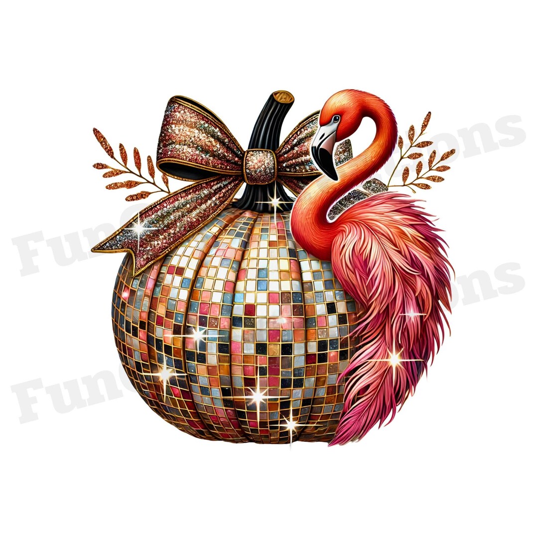 Mosaic Pumpkin Clipart Set, Mosaic Pumpkin PNG, Disco Pumpkin PNG ...