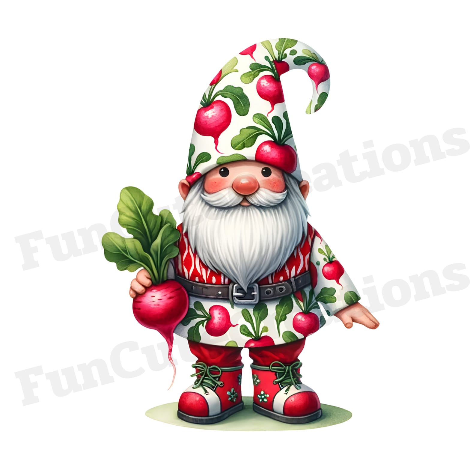 Veggie Gnome Clipart, Vegetable Clipart, Garden Gnome PNG, Vegetable ...