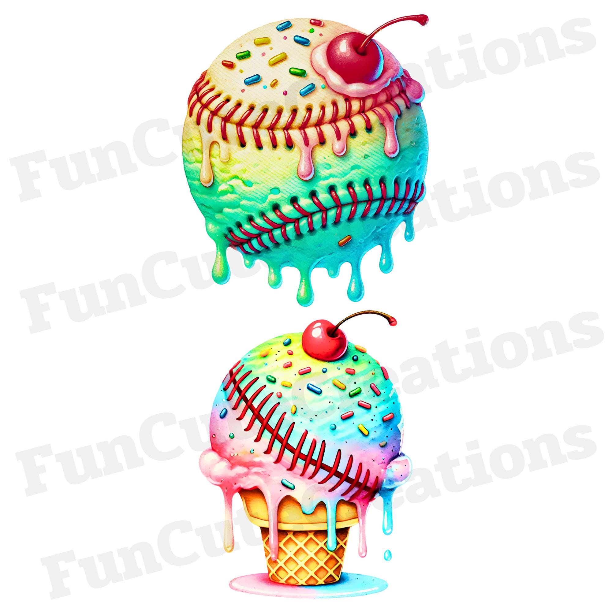 Baseball Ice Cream Drip PNG, Baseball Clipart, Game Day Baseball ...