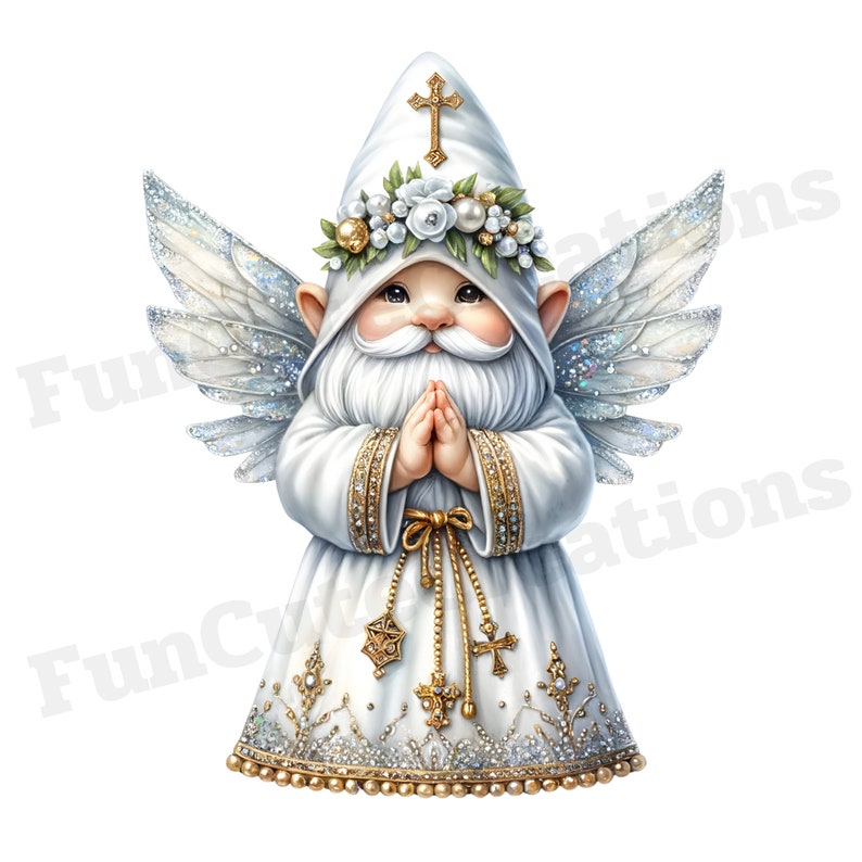 Church Christian Prayer Gnome Clipart, Church Clipart, Christian ...