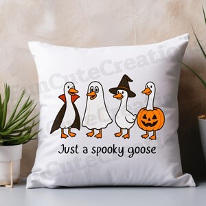 Just a Spooky Goose PNG, Halloween Goose PNG, Funny Halloween Goose ...