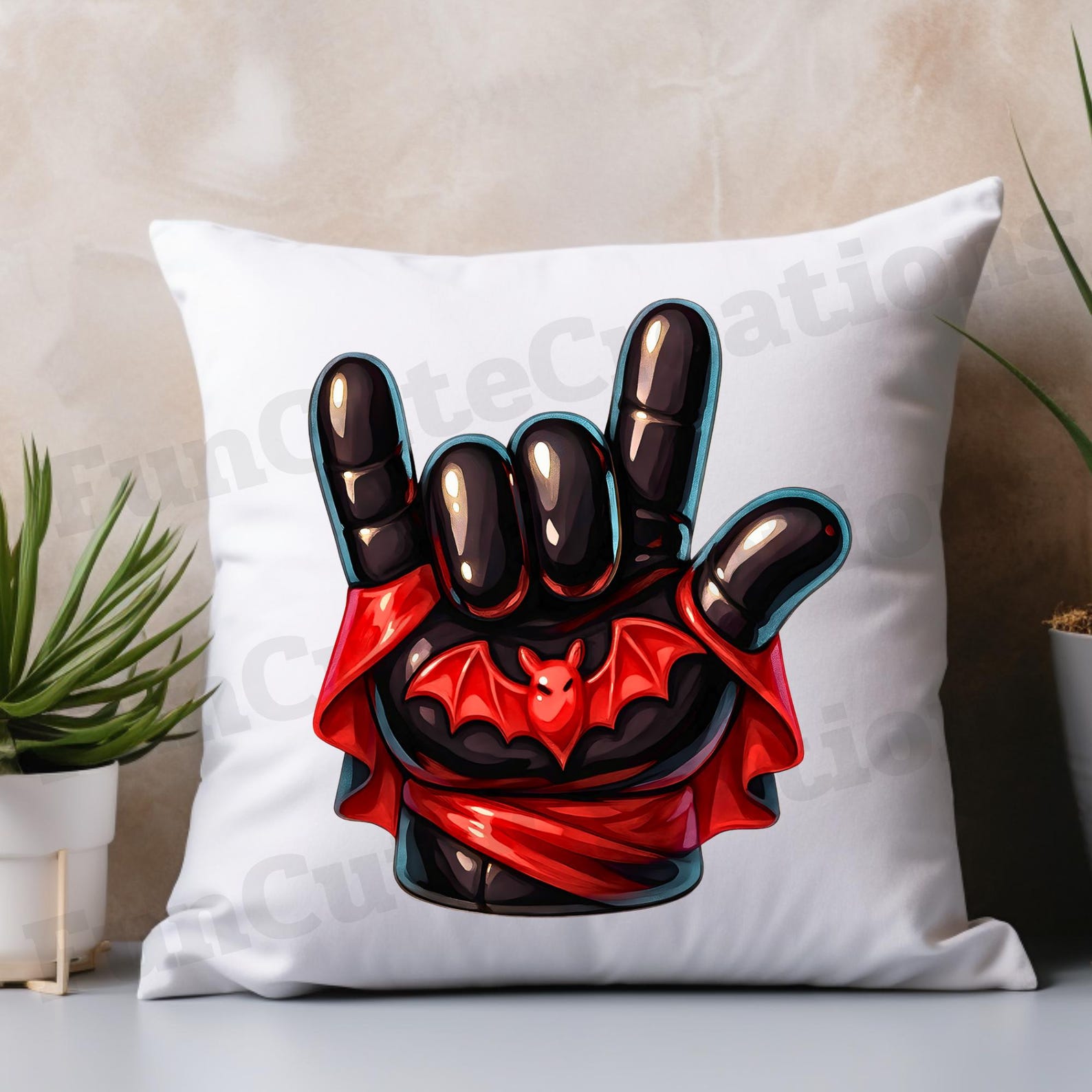 Halloween Bat Hand Glove I Love You ASL PNG, Halloween Sign Language ...