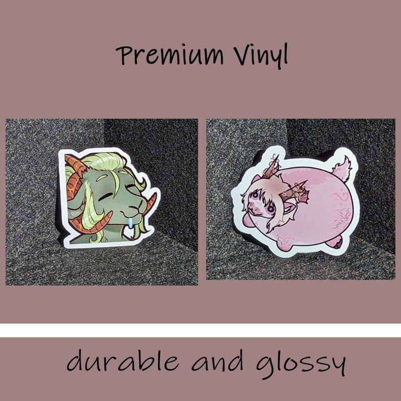 Custom Stickers - Cute Cheap Paper and Vinyl Furry Stickers for ...