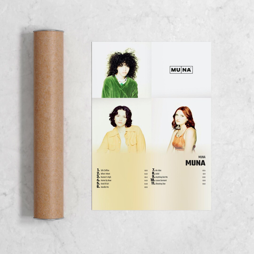 Muna Muna Album Cover Poster Print Wall Art MUNA Muna - Etsy