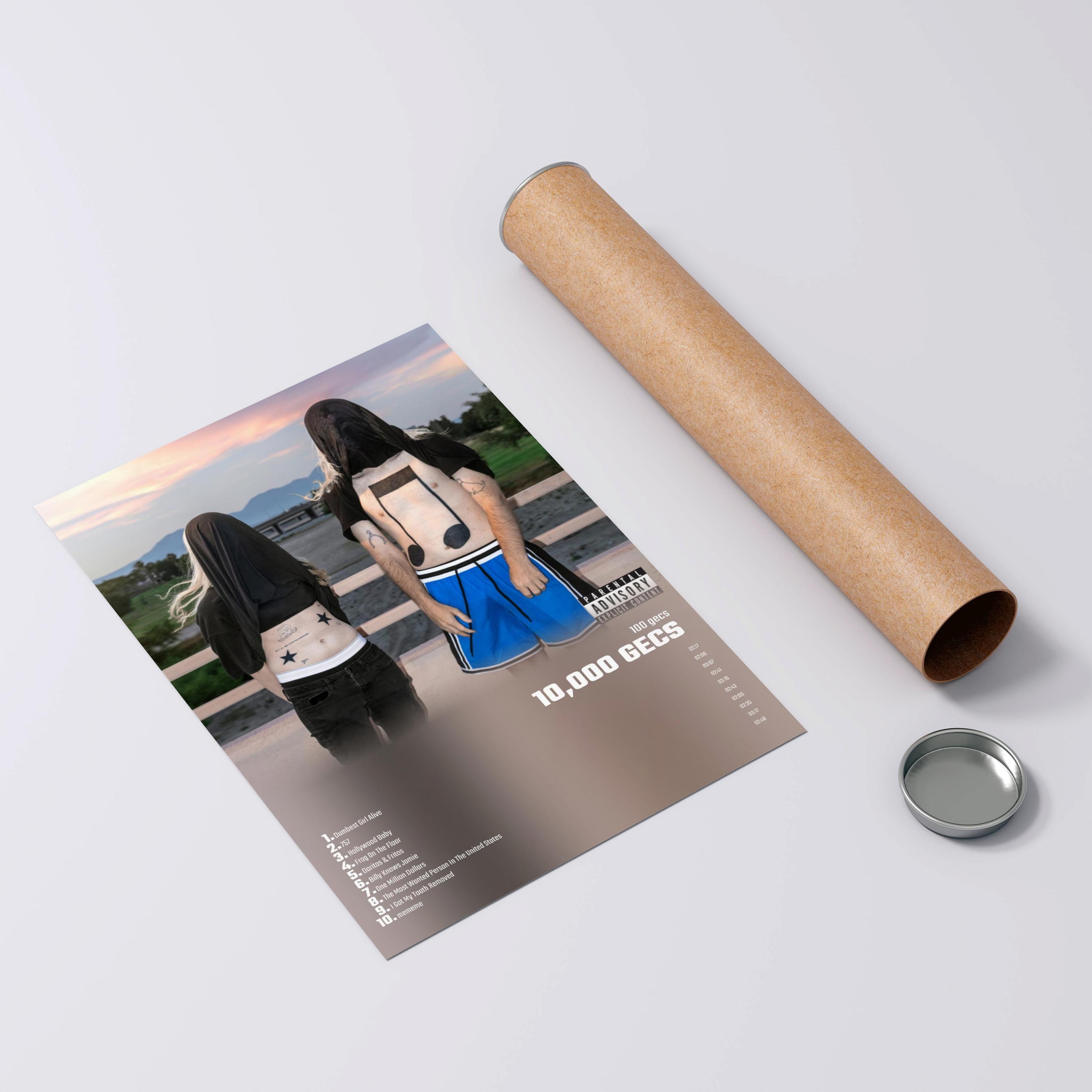 100 Gecs 10000 Gecs Album Cover Poster Print Wall Art 100 - Etsy