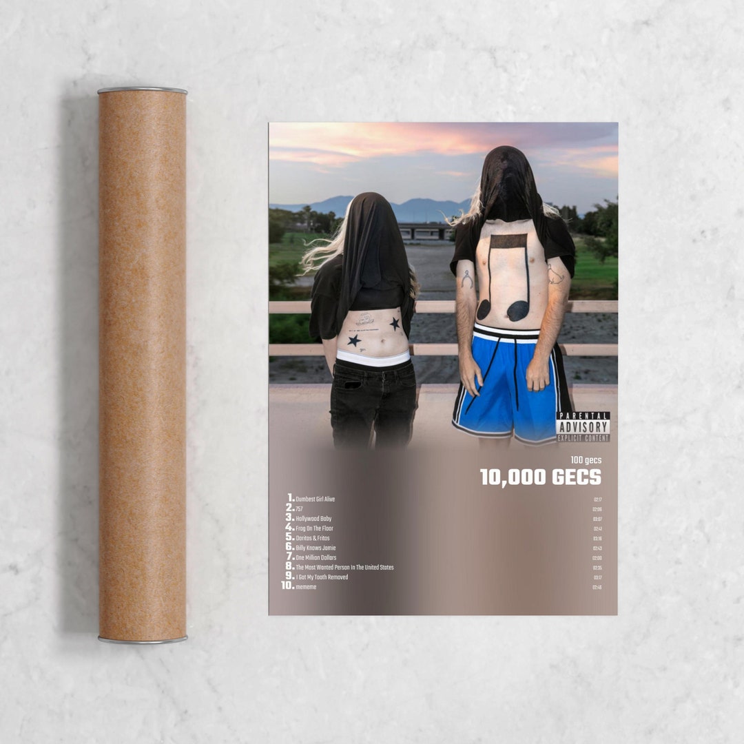 100 Gecs 10000 Gecs Album Cover Poster Print Wall Art 100 - Etsy