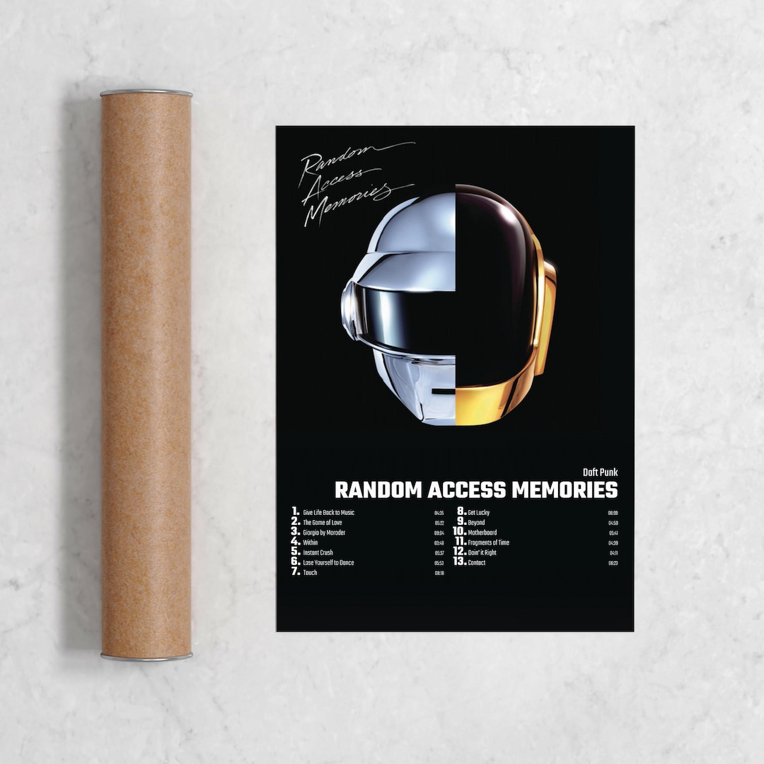 Daft Punk Random Access Memories Album Cover Poster Print - Etsy