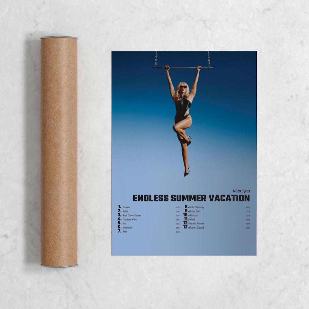 Miley Cyrus Endless Summer Vacation Album Cover Poster Print - Etsy
