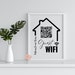 Guest Wifi Sign I Wifi Password Sign Printable I Editable Free Wifi ...
