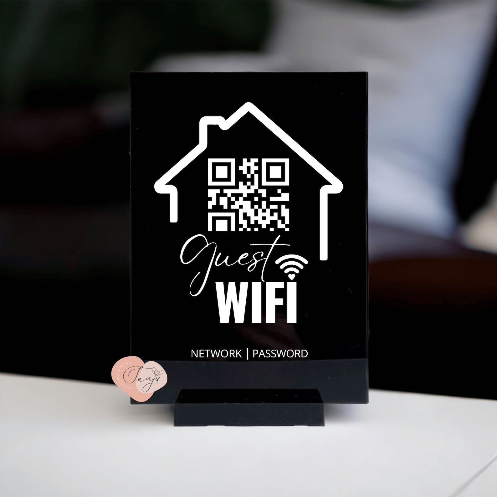 Guest Wifi Sign I Wifi Password Sign Printable I Editable Free Wifi ...