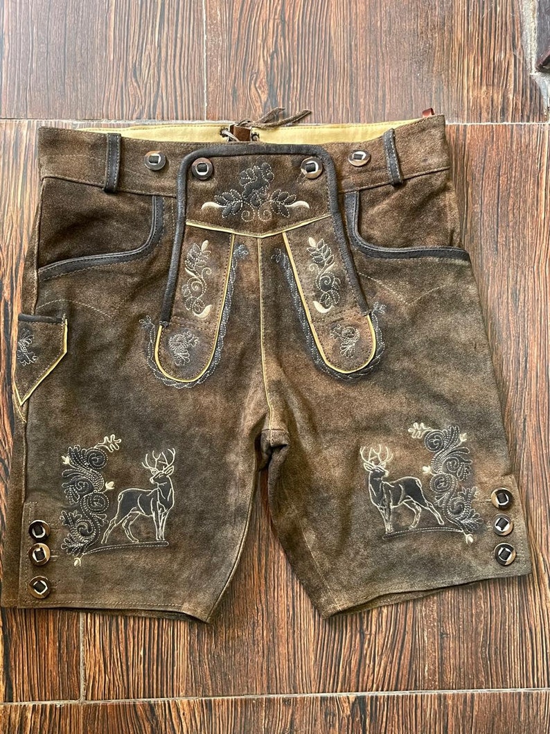Traditional Bavarian Lederhosen Genuine German Oktoberfest Attire for ...