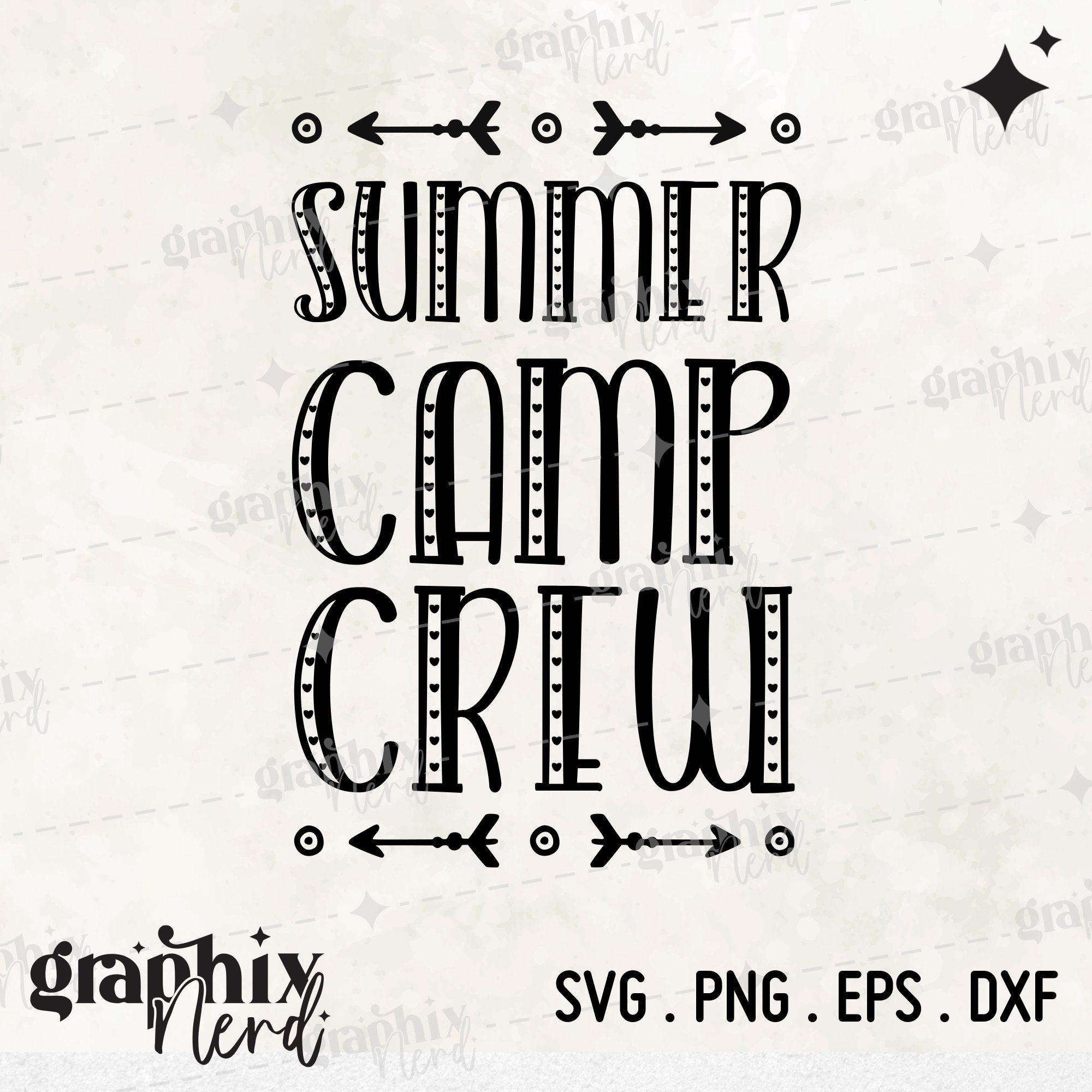 Summer Camp Crew Svg Summer Vacation Svg Camping Crew Svg Summer Camp ...