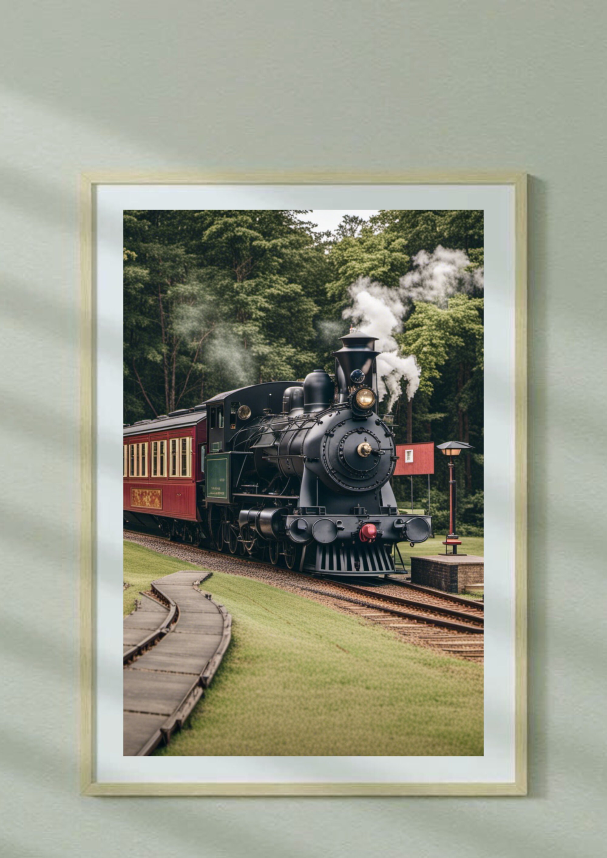 13 Train Posters to Download Instant Interior Decoration - Etsy