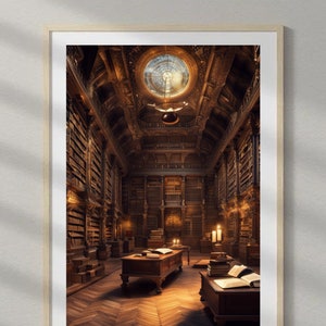 9 Library Posters to Download - Instant Interior Decoration - Etsy UK