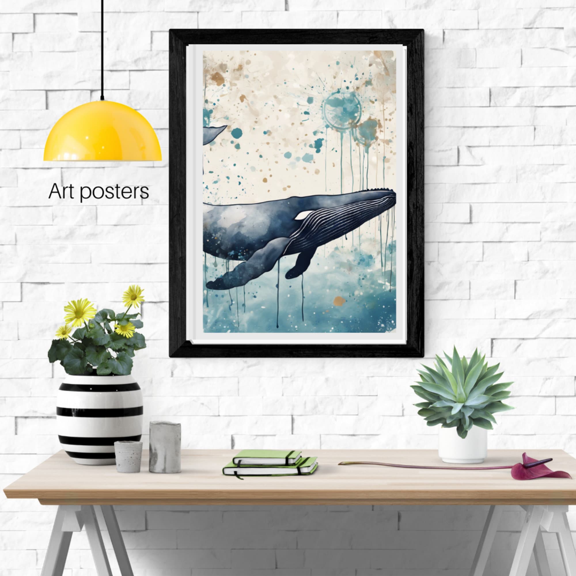 12 Watercolor Whale Posters for Instant Marine Elegance - Etsy